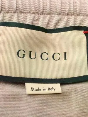 Gucci 2010s Logo Patch Drawstring Trousers