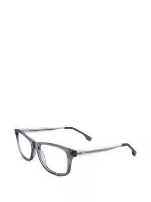 BOSS Rectangle Frame Eyeglasses - Grey