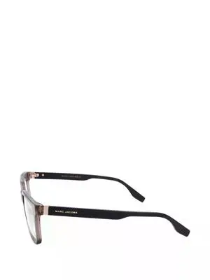 Marc Jacobs Rectangle Full Rim Eyeglasses - Neutrals