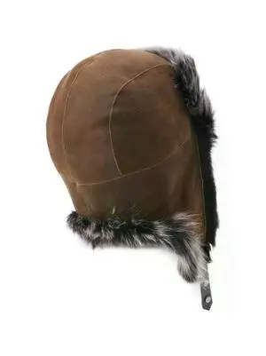 BIGARDINI Everest Shearling-trim Trapper Hat - Brown