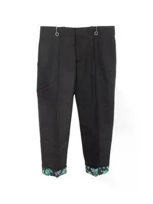 Dior Floral-print Hem Trousers