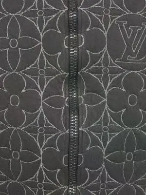 LOUIS VUITTON Monogram Flower Quilted Bomber Jacket