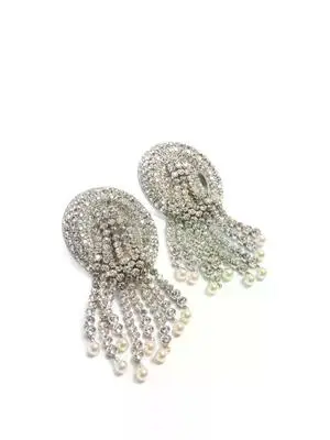 Valentino Garavani Kabarett Crystal-embellished Tassel Earrings
