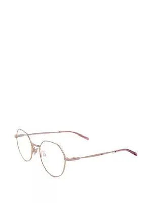 Marc Jacobs Geometric Frame Eyeglasses - Gold