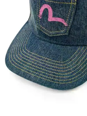 EVISU Seagull Print Trucker Cap