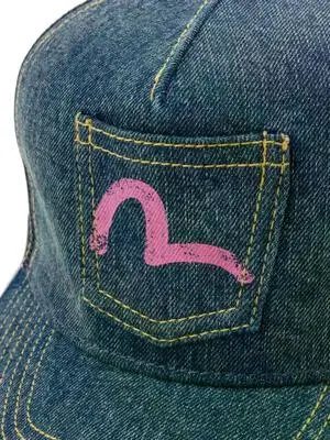 EVISU Seagull Print Trucker Cap