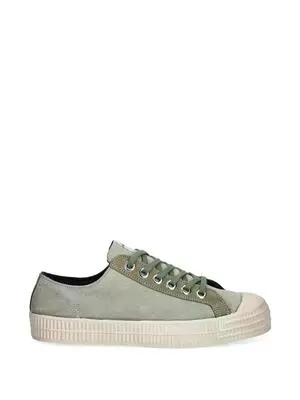 Novesta Suede Panelled Sneakers - Green