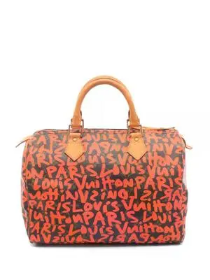 LOUIS VUITTON 2009 Speedy Monogram Graffiti Tote Bag