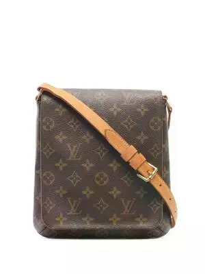 LOUIS VUITTON 2001 Monogram Musette Salsa Shoulder Bag - Brown