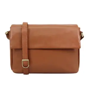 LLOYD BAKER Gulmarg Leather Flap-over Crossbody Bag