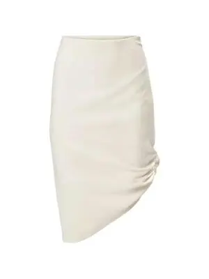 Carolina Herrera Asymmetric Gathered Short Skirt