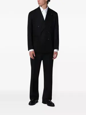 Tagliatore New York Double-breasted Suit - Black