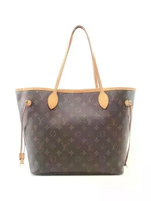 LOUIS VUITTON 2008 Mm Monogram Neverfull Tote Bag - Brown