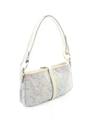 Celine 2000s Paris Macadam Buckle Shoulder Bag