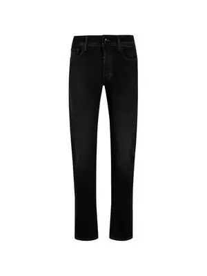 Jacob Cohen Faded-effect Five-pocket Jeans - Black