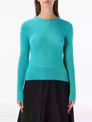 Studio Nicholson Eyla Crew-neck Knit Sweater - Blue