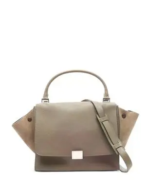 Celine 2000s Medium Trapeze Tote Bag - Neutrals