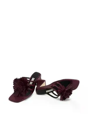 MIISTA Hara Floral-applique Caged Sandals