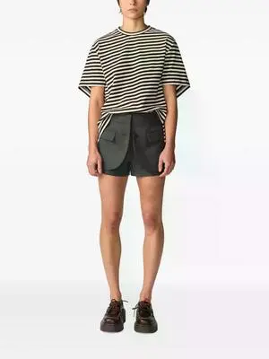 Monse Striped Asymmetric T-shirt