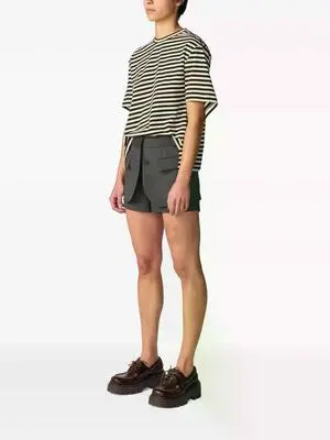 Monse Striped Asymmetric T-shirt