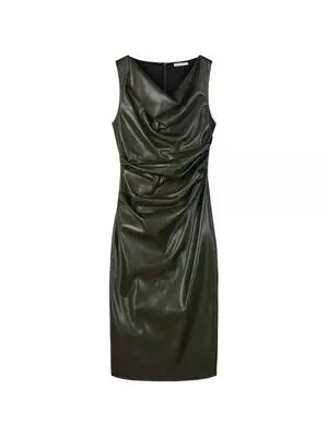 Patrizia Pepe Draped Midi Dress