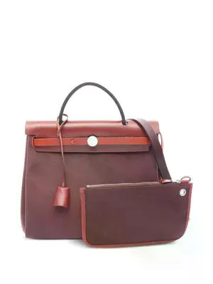 Hermès 2020 Pm Herbag Zip Tote Bag - Red