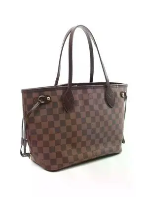 LOUIS VUITTON 2013 Neverfull Pm Damier Ebene Tote Bag - Brown