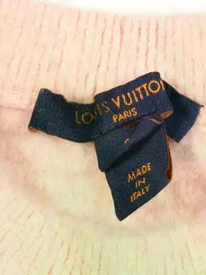 LOUIS VUITTON 2000s Monogram Embossed Sweater