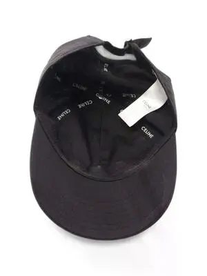 Celine 2000s Logo Embroidered Baseball Cap
