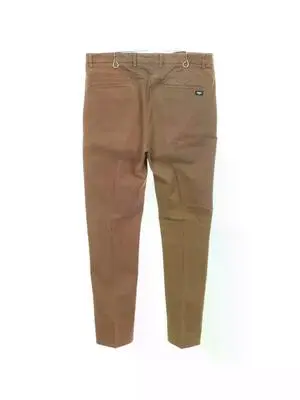 Fendi 2010s Logo Embroidered Trousers