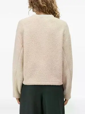 Closed Fleece-texture Sweater