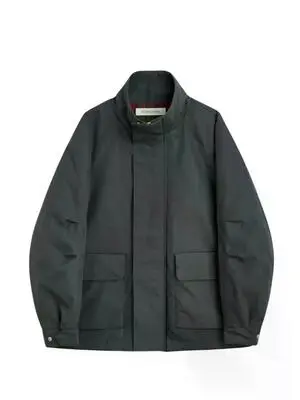SUNFLOWER High-neck Flap-pocket Jacket - Grey