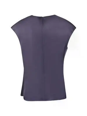 Emporio Armani Pleated Satin Top