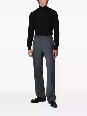 LARDINI Straight-leg Wool Trousers