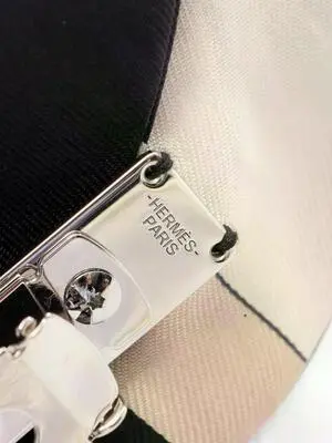 Hermès 2010s Ex-libris Ribbon Barrette