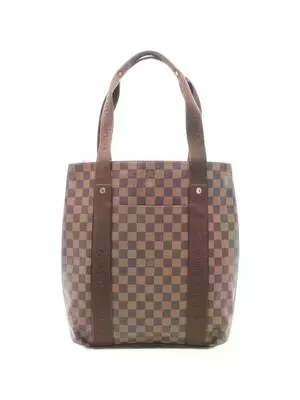 LOUIS VUITTON 2008 Damier Ebene Beaubourg Tote Bag