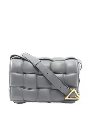 BOTTEGA VENETA 2010s Padded Cassette Intrecciato Shoulder Bag