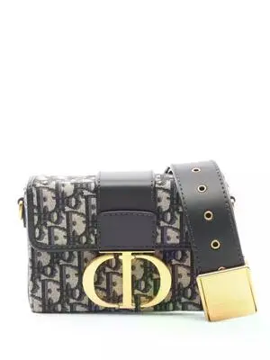Dior 2010s 30 Montaigne Oblique-jacquard Shoulder Bag