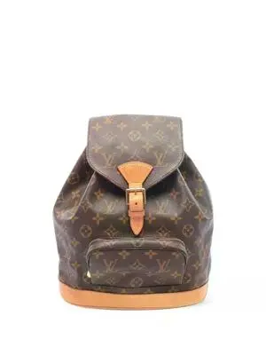 LOUIS VUITTON 1999 Mm Monogram Montsouris Backpack - Brown