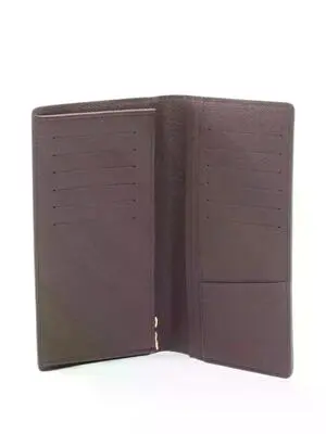 LOUIS VUITTON 2014 Brazza Damier Ebene Canvas Bi-fold Wallet