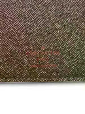 LOUIS VUITTON 2014 Brazza Damier Ebene Canvas Bi-fold Wallet
