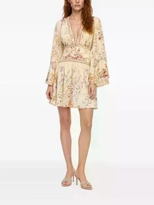 Camilla Floral-print Silk Mini Dress
