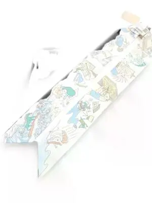 Hermès 2020s Academia Hippica Twilly Scarf