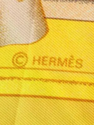 Hermès 2010s Azulejos Silk Scarf