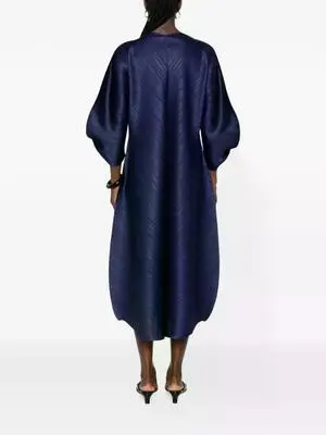 Issey Miyake Coast Pleated Midi Dress