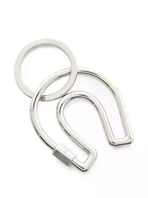 Hermès 2010s Horse Keyring - Silver