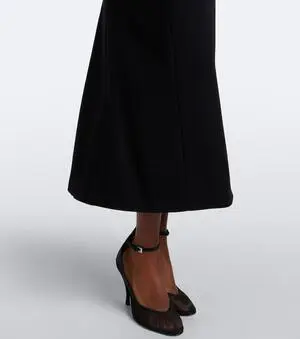 Alaïa Wool Pencil Skirt