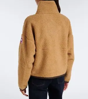 Canada Goose Simcoe Wool-blend Fleece Jacket - Beige