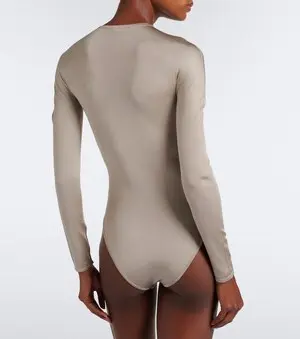Alaïa Silk-blend Bodysuit