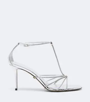 Mach & Mach Daisy Embellished Leather Sandals